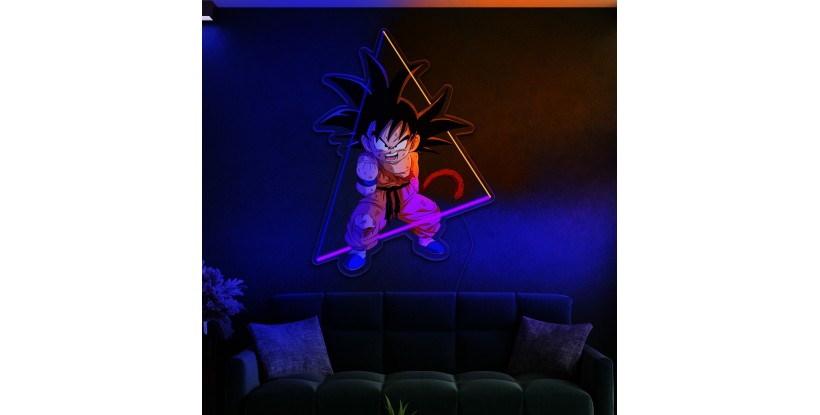 Néon Goku - Enseigneplus