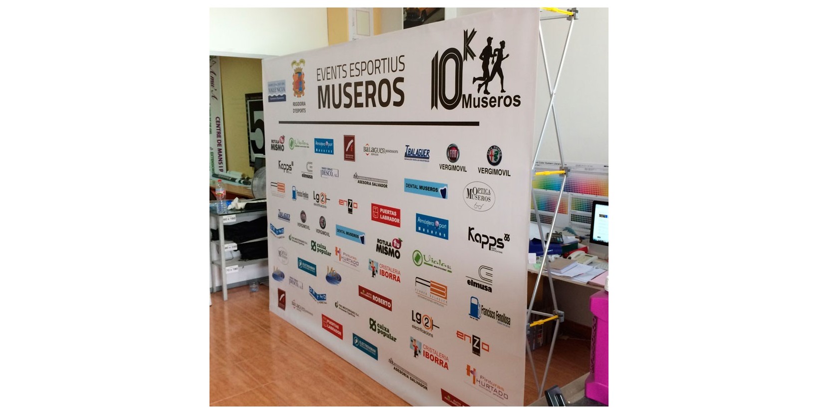 Photocall profesional plegable