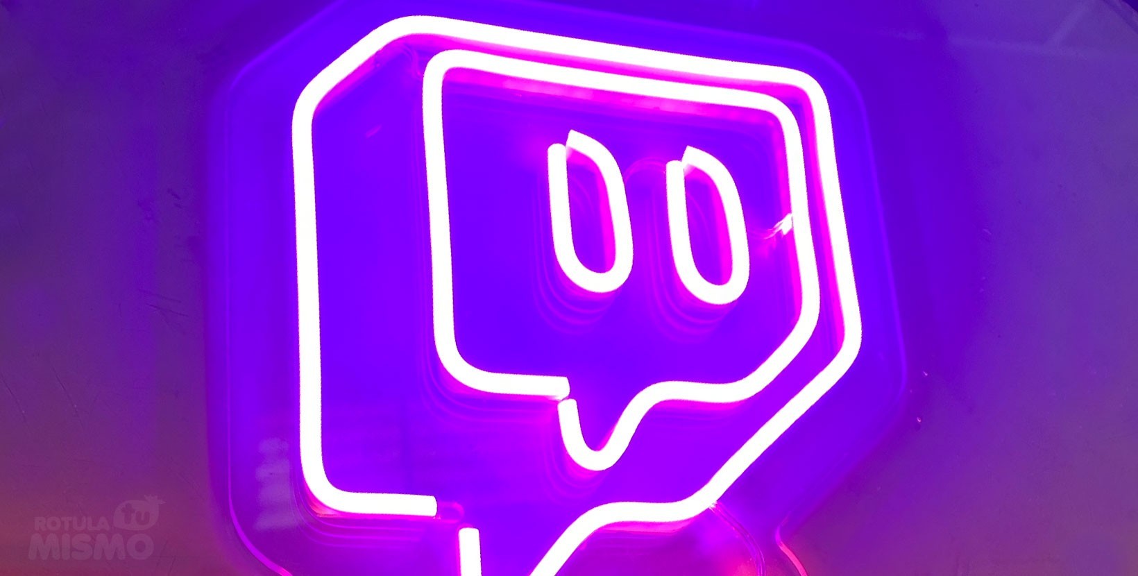 Twitch néon personnalisable avec votre nom|Soyez un streamer