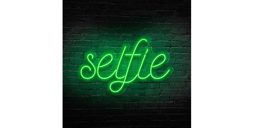 Néon selfie | néons personnalisés