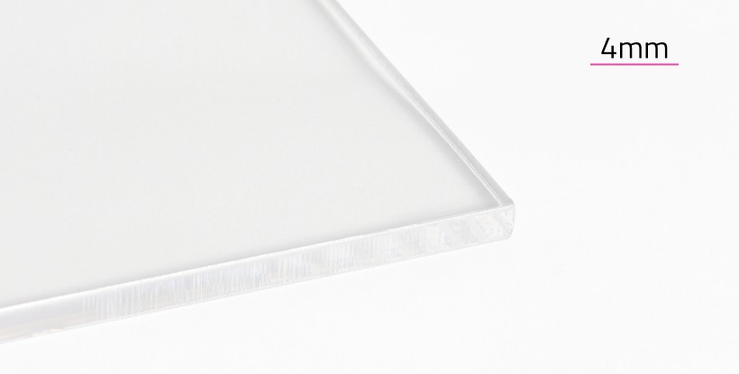 Plaque de plexiglas 4 mm personnalisée | Garantie de 10 ans