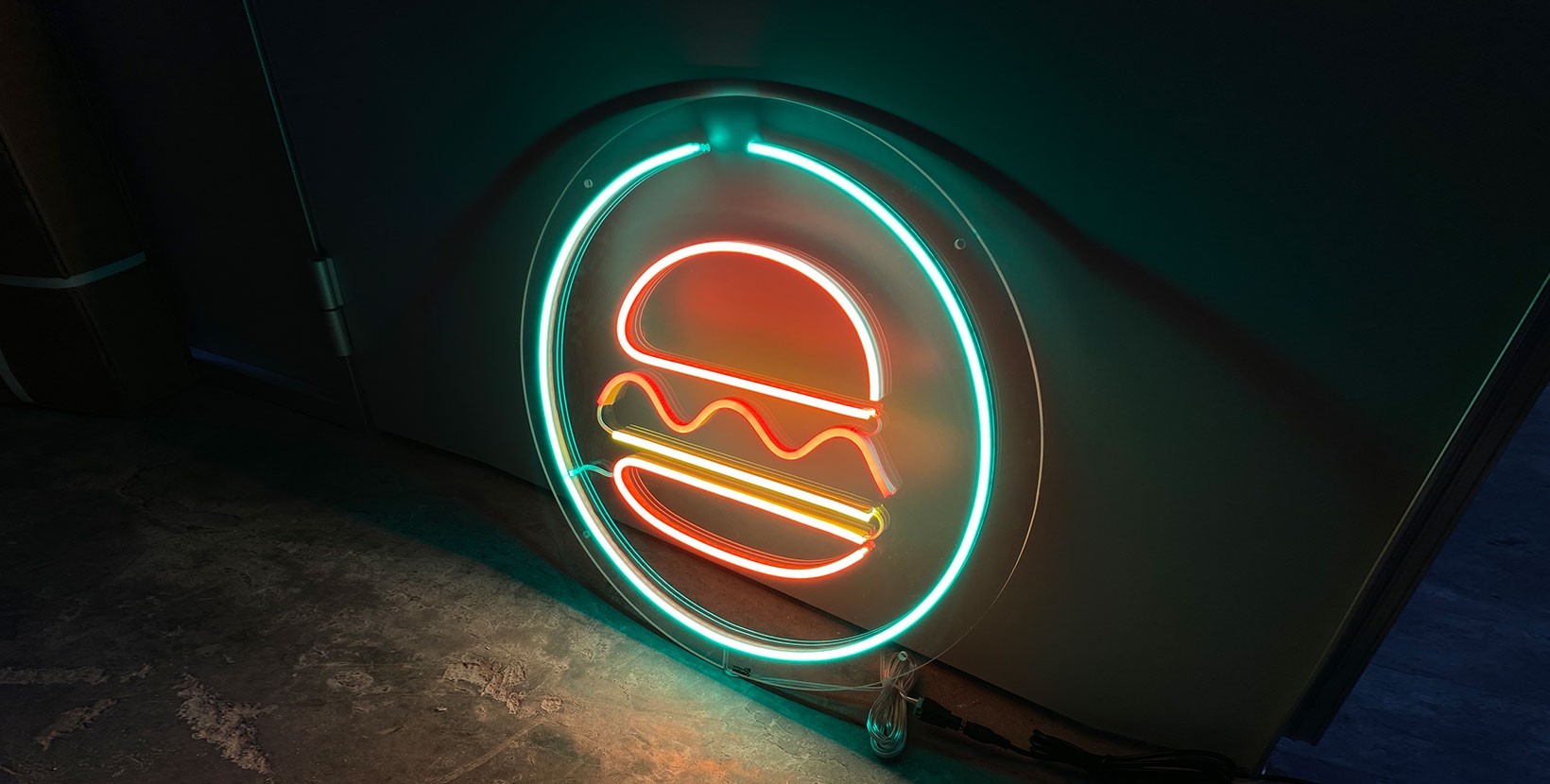 Néon Burger | Néons pour restaurants | Enseigne lumineuse