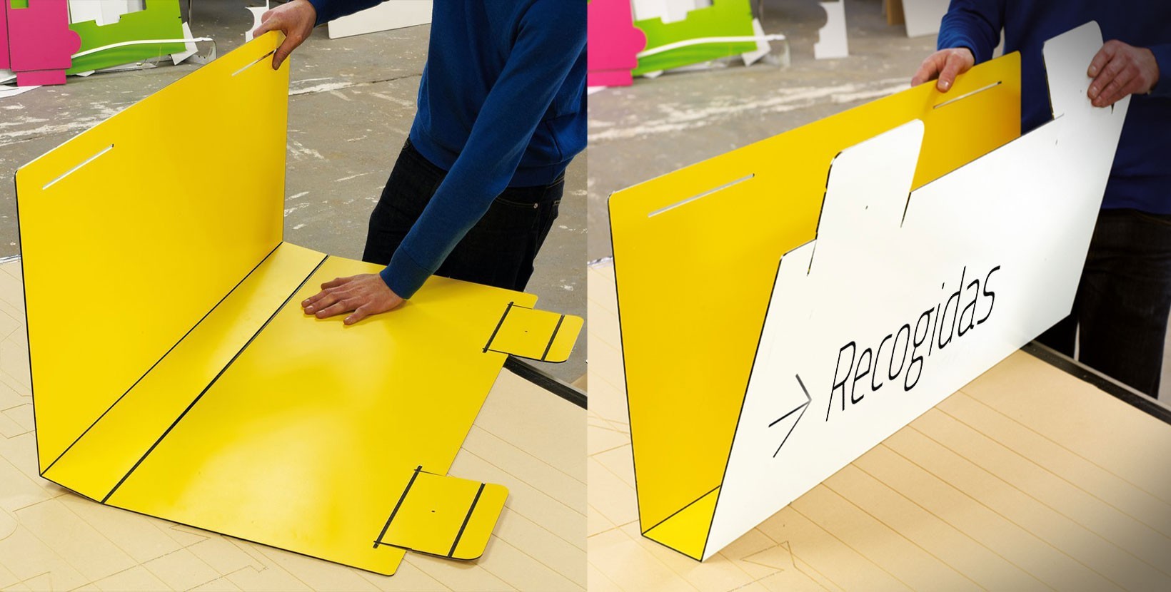 Découpe et pliage Dibond - Enseigneplus