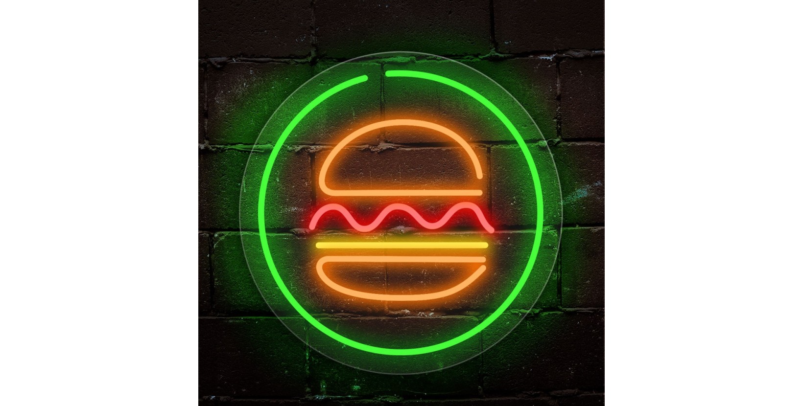 Néon Burger | Néons pour restaurants | Enseigne lumineuse